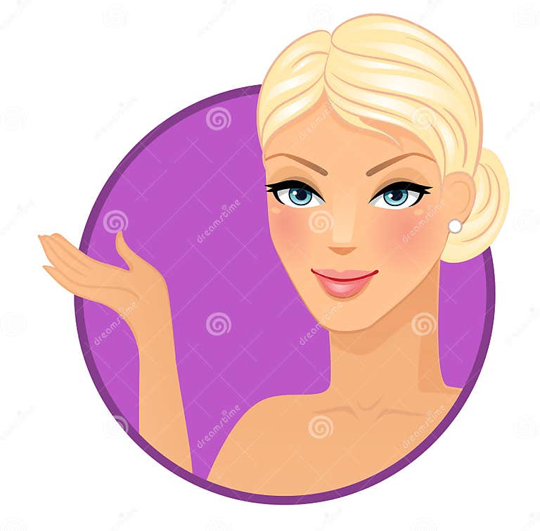 Beautiful Woman Stock Vector Illustration Of Drawing 32962877