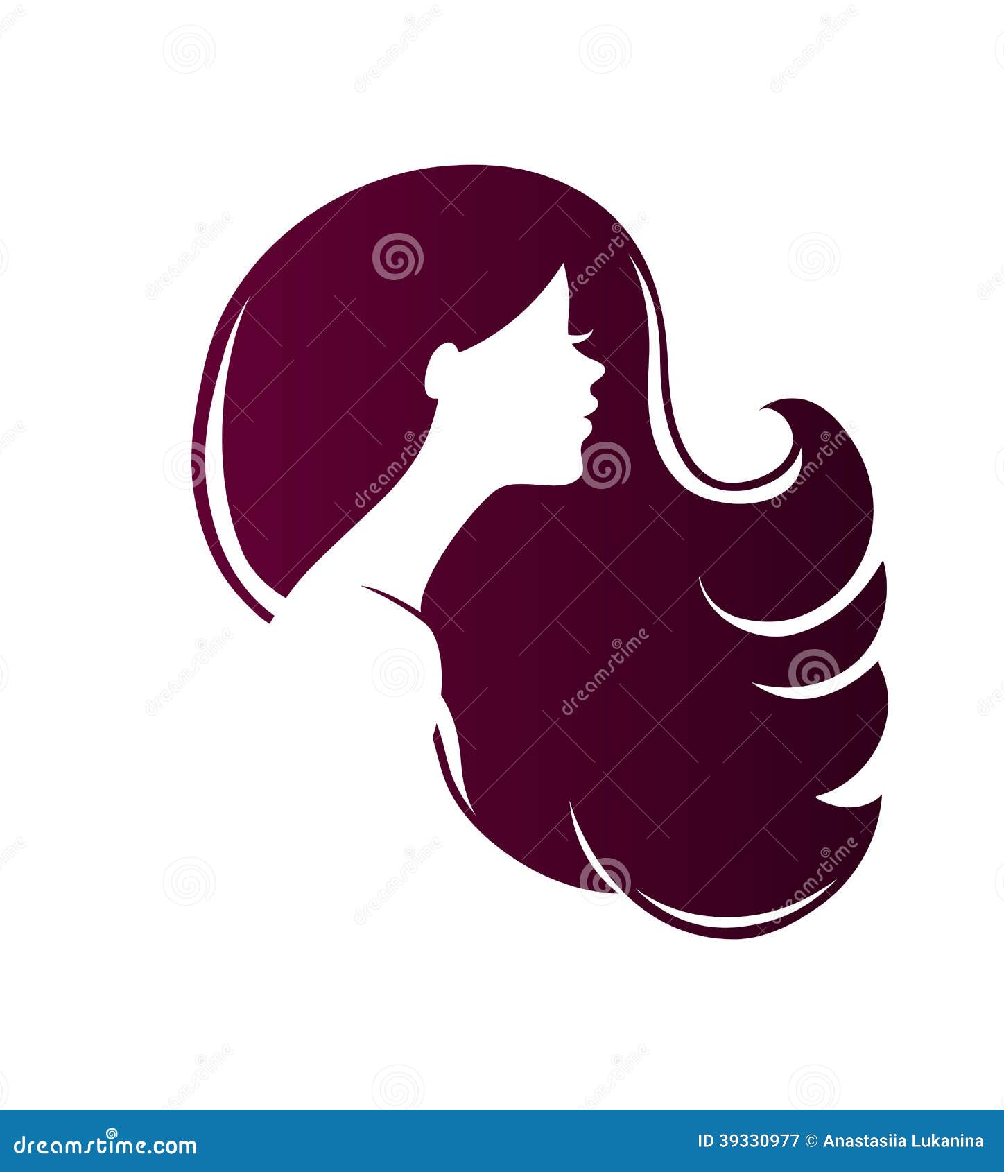 Beautiful woman stock vector. Illustration of cute, beautiful - 39330977
