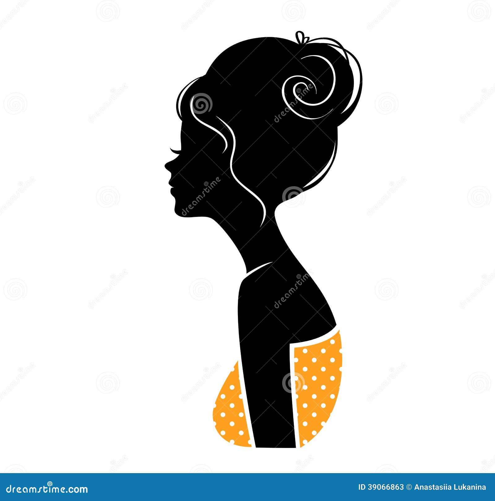 Beautiful woman stock vector. Illustration of elegance - 39066863