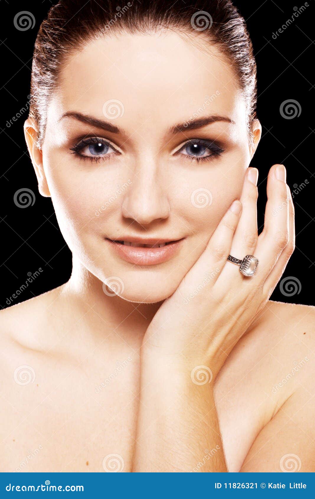 Beautiful Woman Wearing Ring Stock Image - Image of lady, camera: 11826321