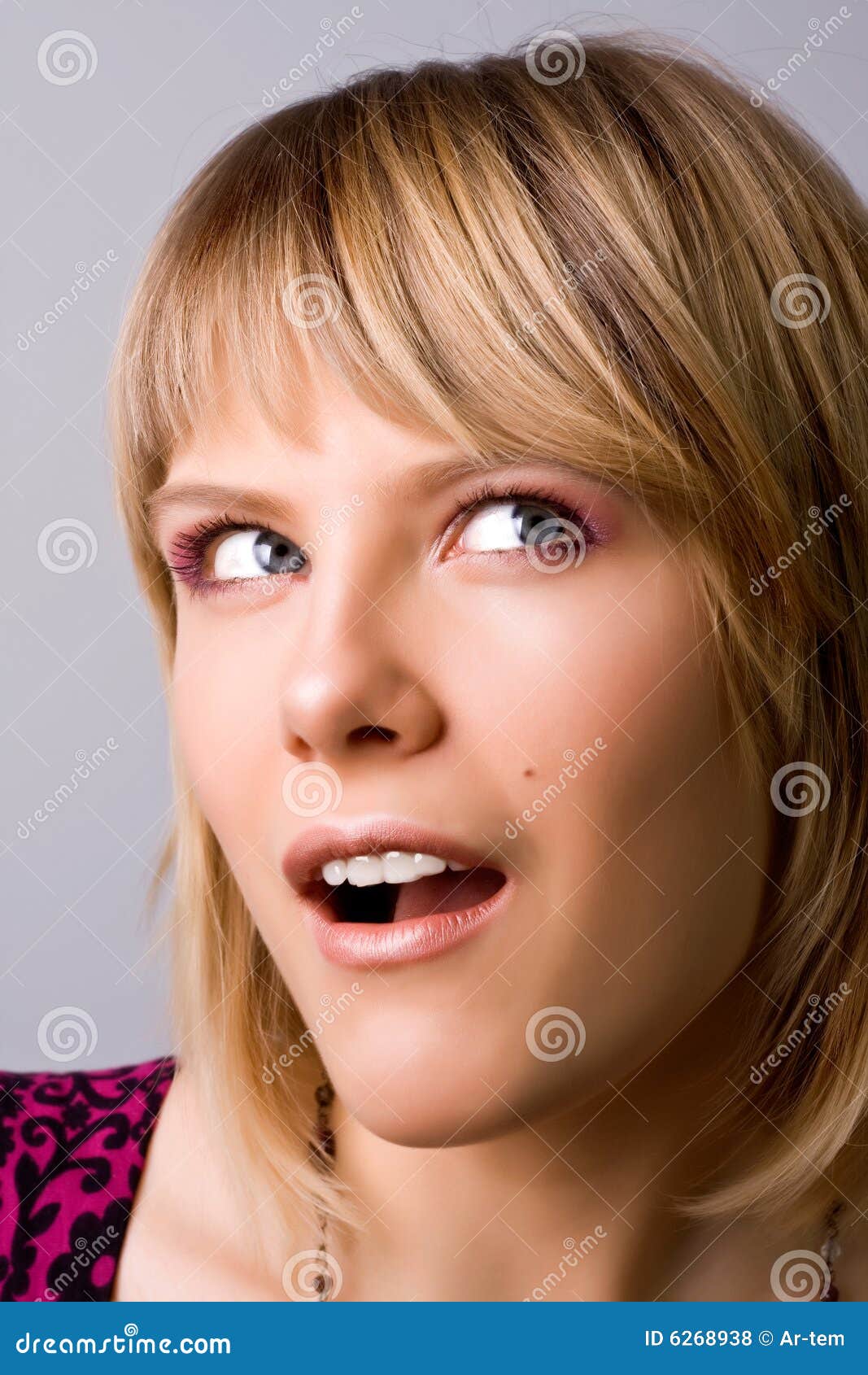 Beautiful woman wondering stock photo. Image of fashion - 6268938