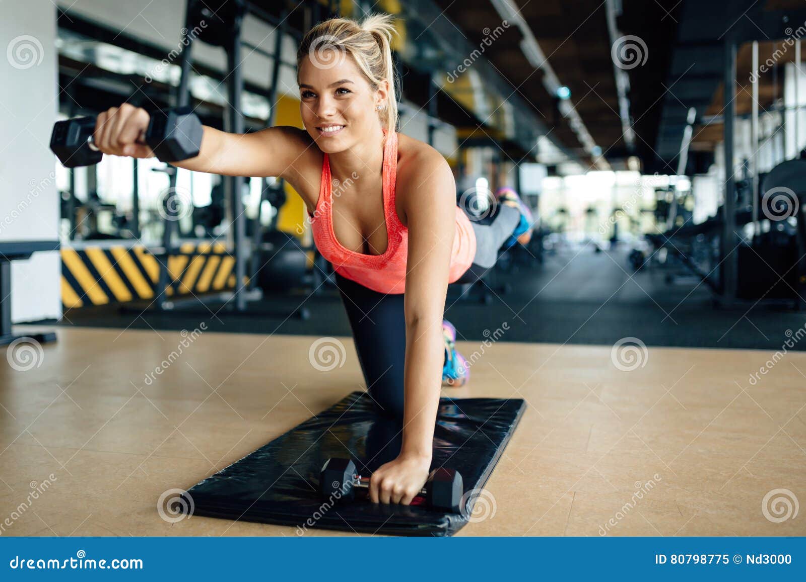 Beautiful Woman Working Out Stock Image - Image of beautiful ...