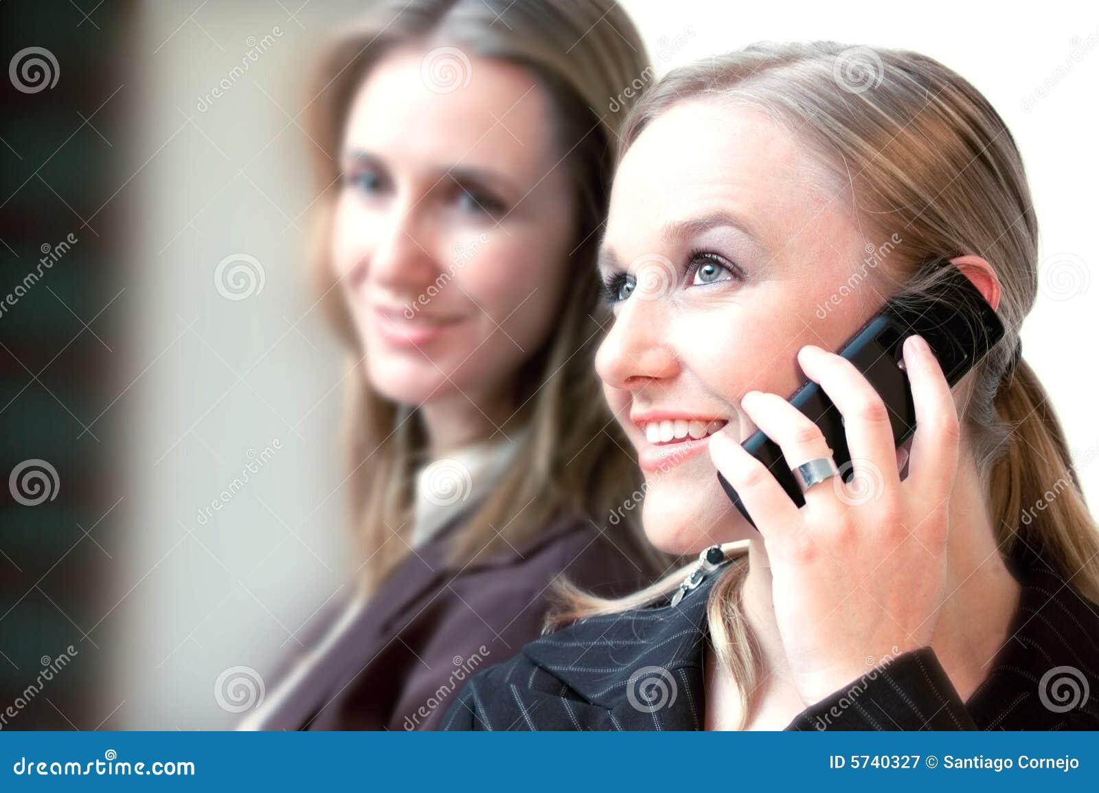 Beautiful Women and Cellphone Stock Image - Image of girl, girlfriend ...