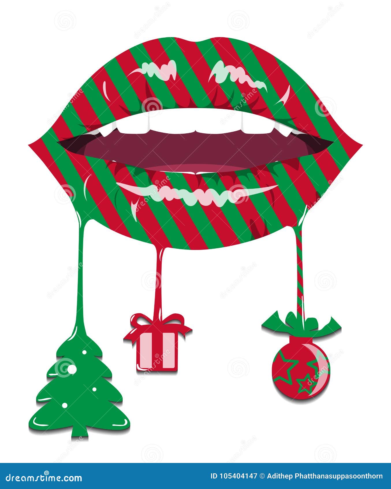 Christmas Lips Stock Illustrations – 1,463 Christmas Lips Stock ...