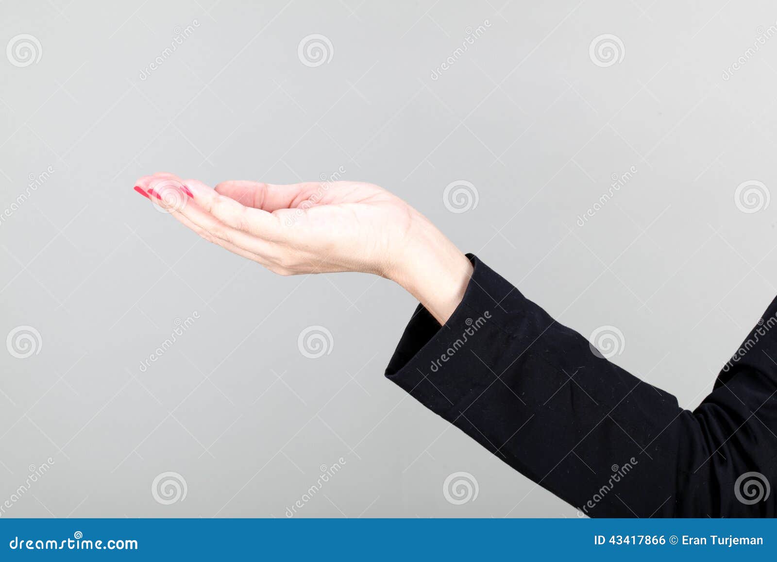 Beautiful Women Hand Holding Stock Photo - Image of copy, caption: 43417866