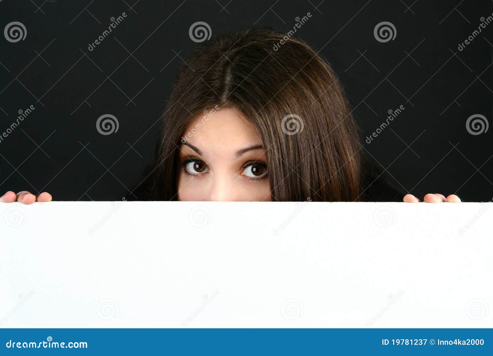 Beautiful women peeking stock image. Image of beauty - 19781237