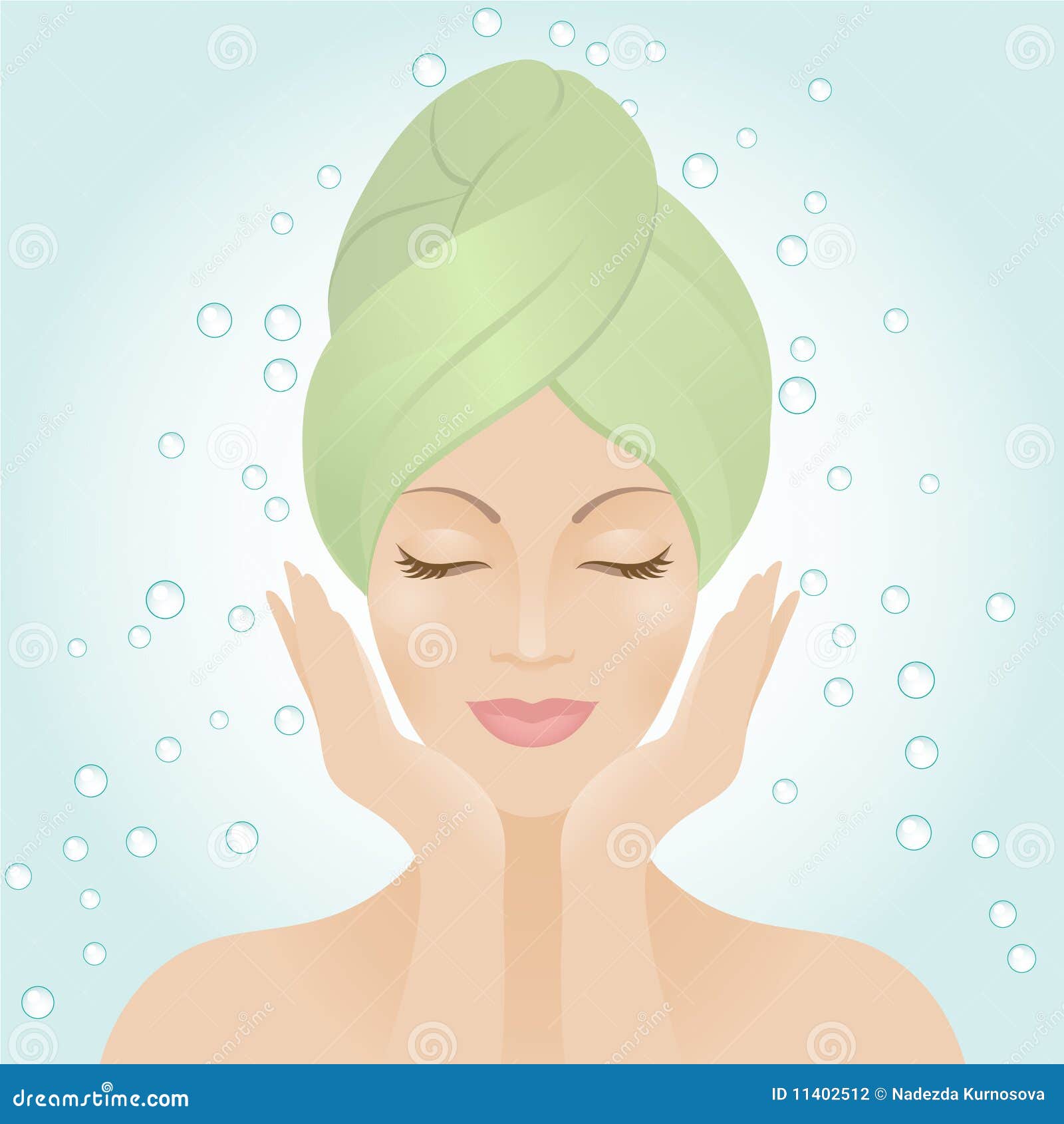 Women Washing The Dog, Happy Puppy Having A Bath, Dog Grooming, Vector ...