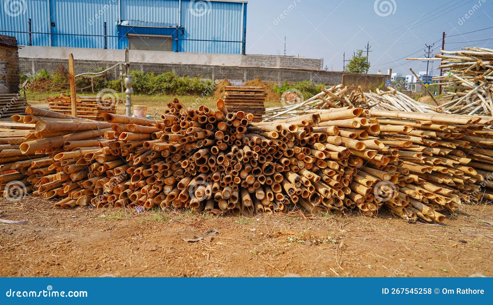 Beautiful Wood Kept in Pattern Creating a Background, Storage Place for ...