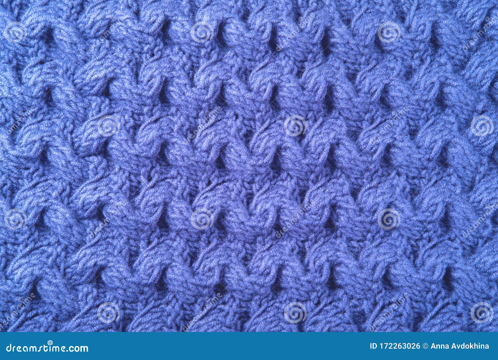 Wool Knitted Background in Blue Color. Stock Photo - Image of pullover ...
