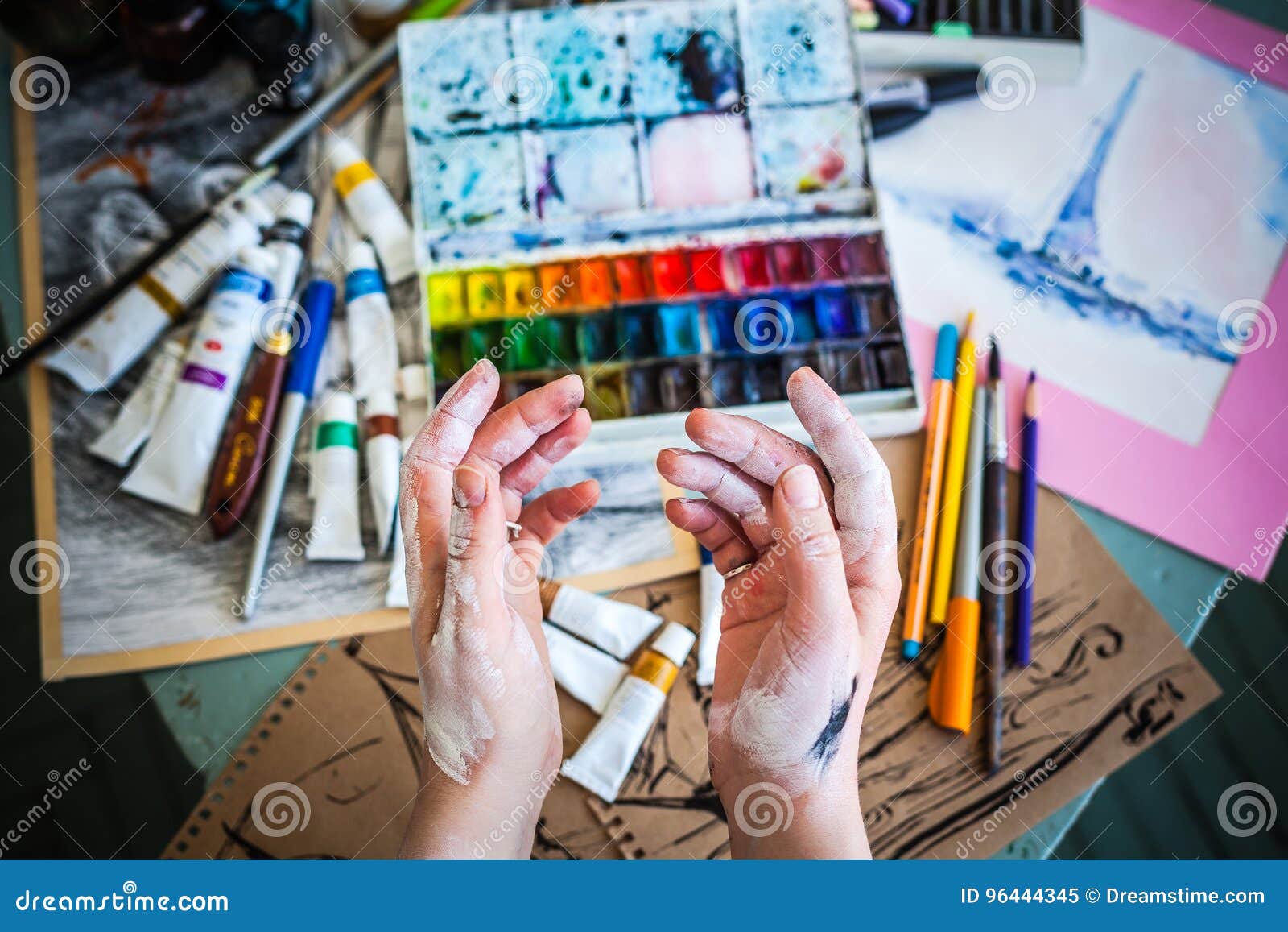 Beautiful Work of a Talented Artist Stock Image - Image of craft ...