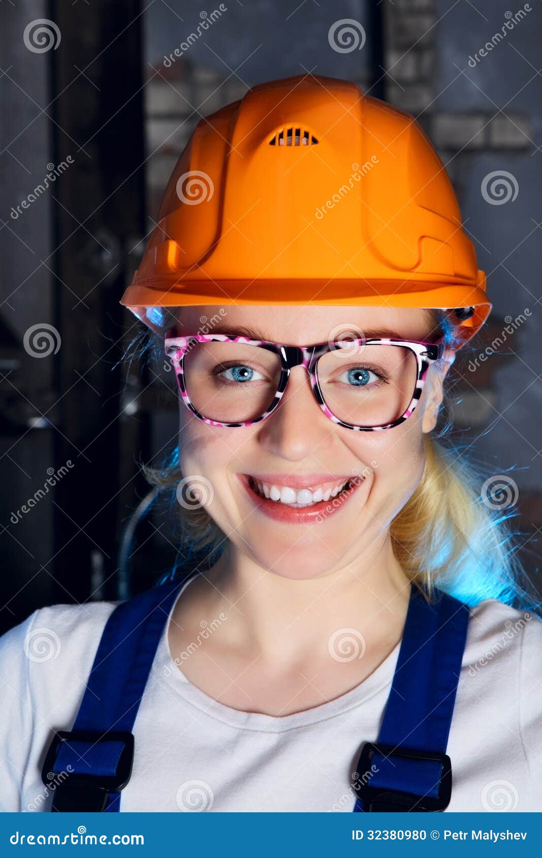 Beautiful Worker Woman stock photo. Image of female, employee - 32380980