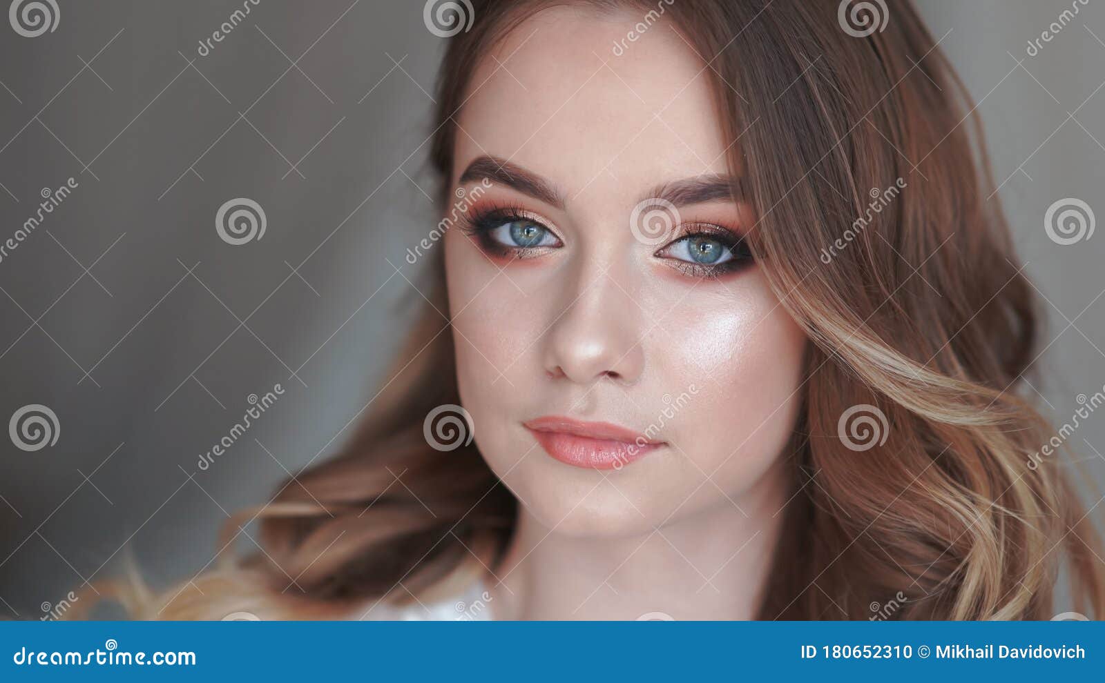 Beautiful 16 Year Old Girl with Beautiful Makeup. Stock Photo - Image ...