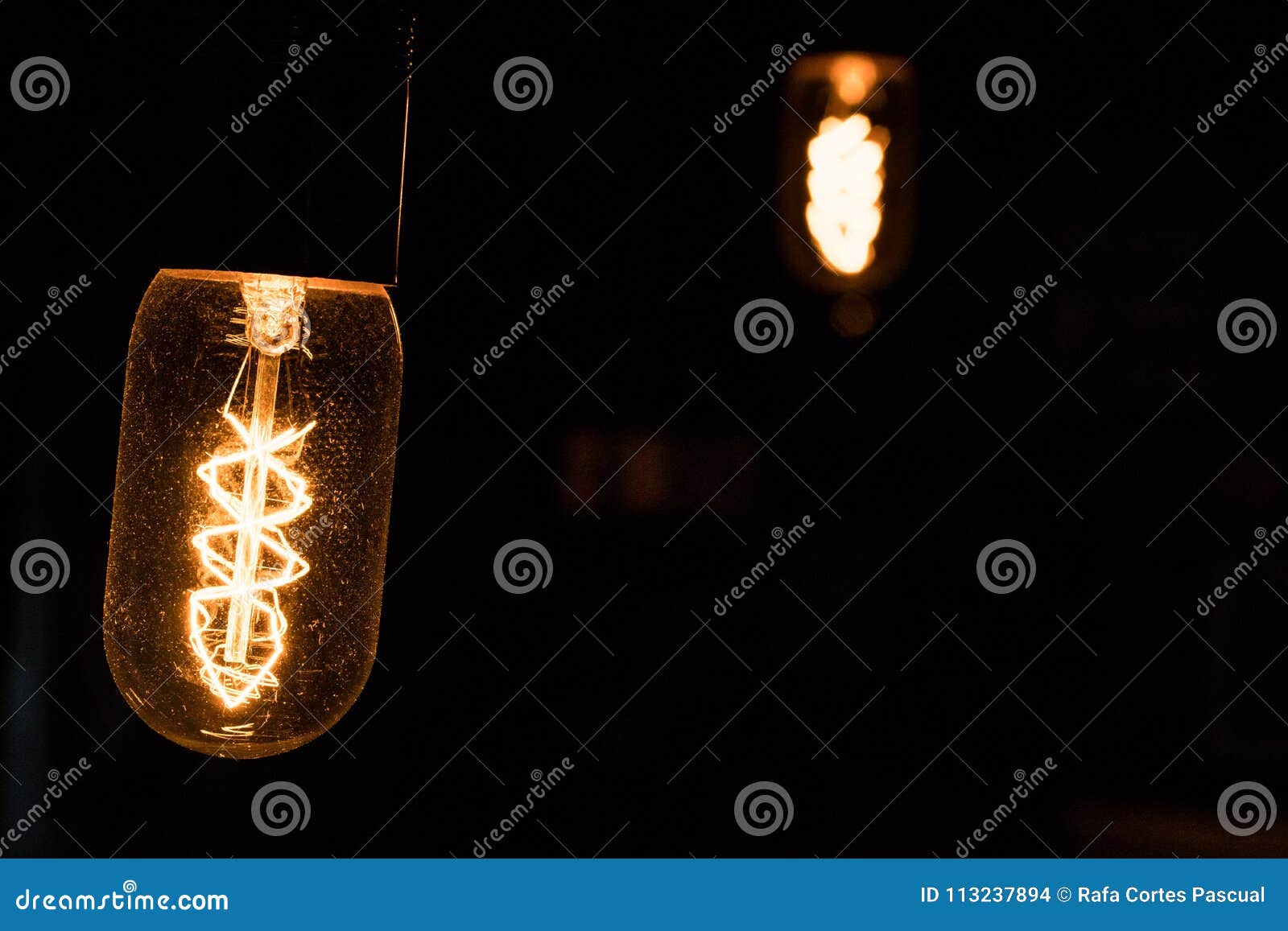 Ambient light bulbs stock photo. Image of dark, lantern - 113237894