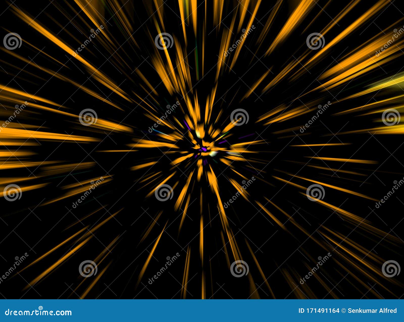 Beautiful Yellow Firework Effect Background Stock Illustration ...