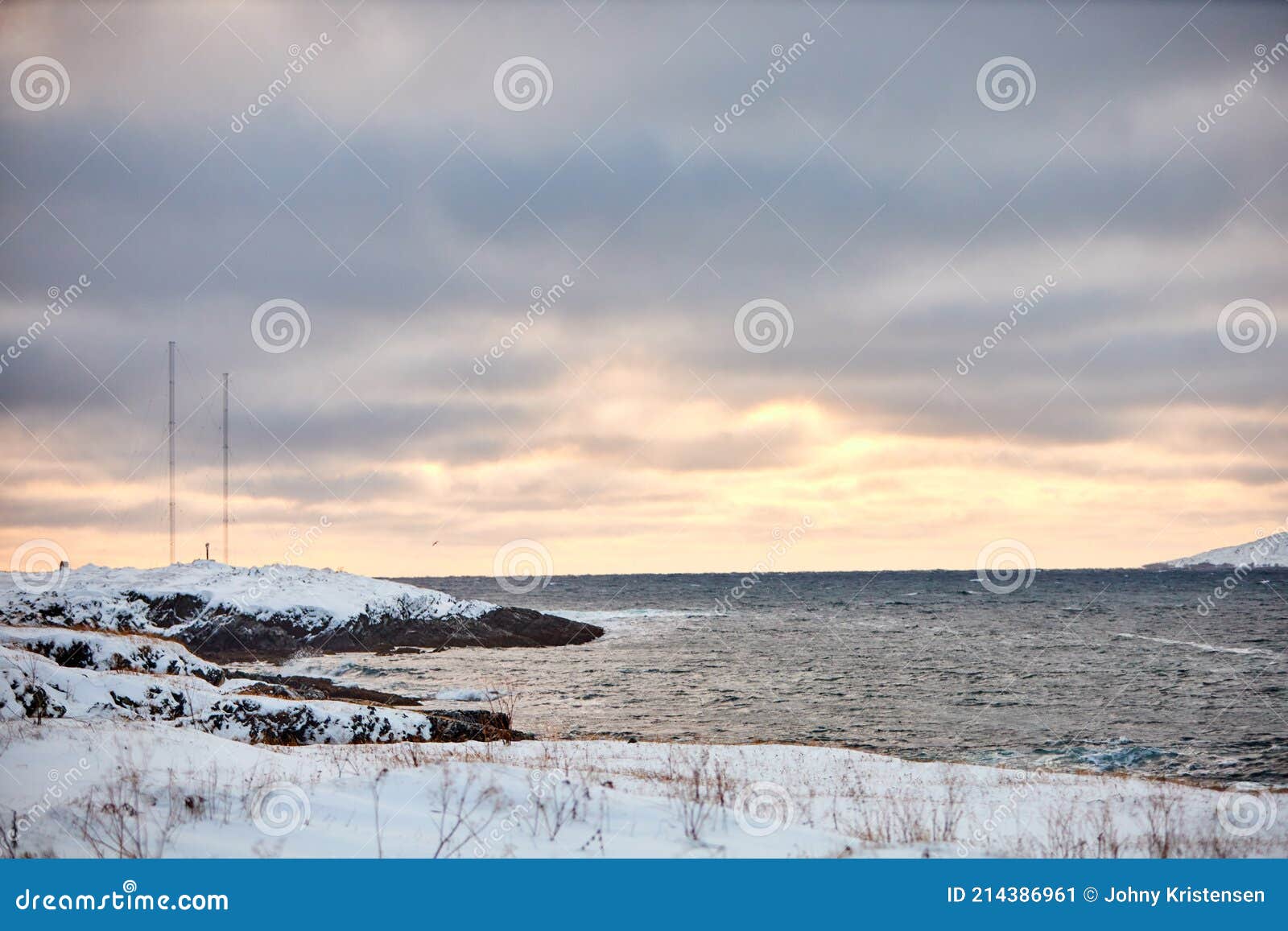 Beautiful Yellow Sunset from the Ocean Stock Image - Image of sunset ...