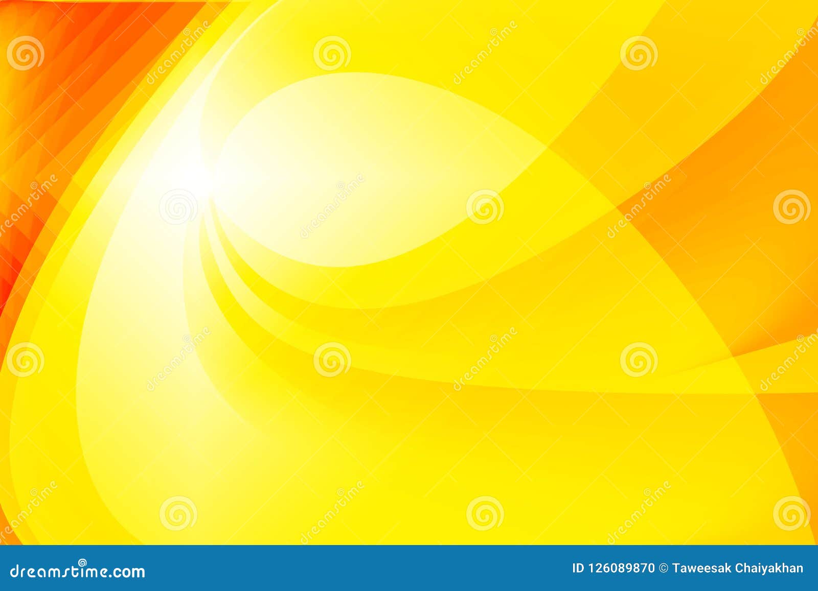 The Beautiful Yellow Template, Abstract Background Stock Illustration ...