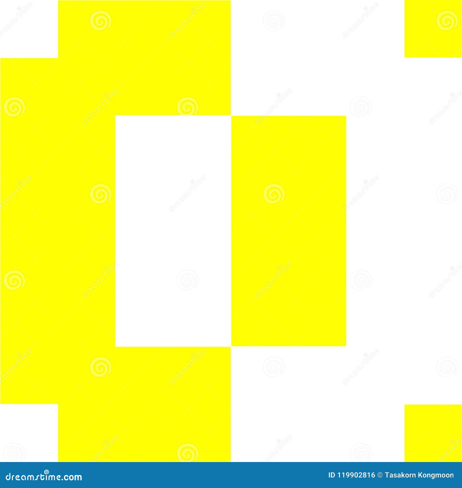 Beautiful Yellow and White Square for Pattern and Background,vector ...