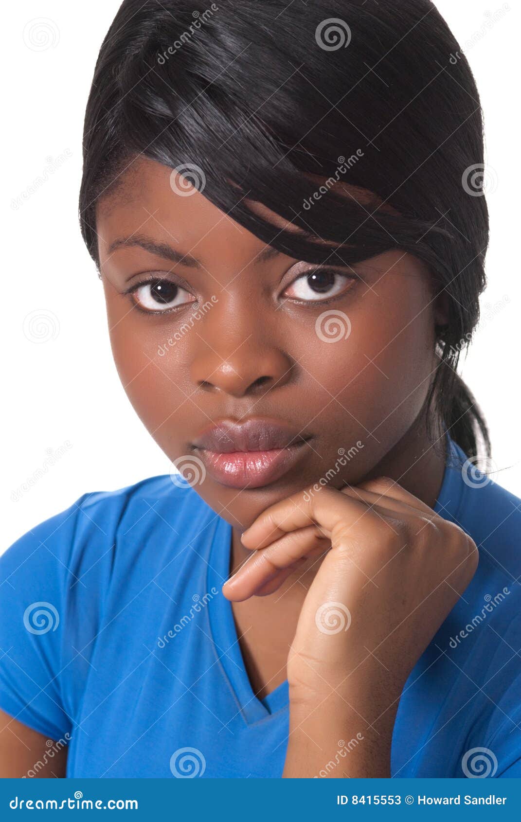 Beautiful Young African Woman Stock Image - Image of african, blue: 8415553 Beautiful Young African Woman Stock Image - Image of african, blue: 8415553