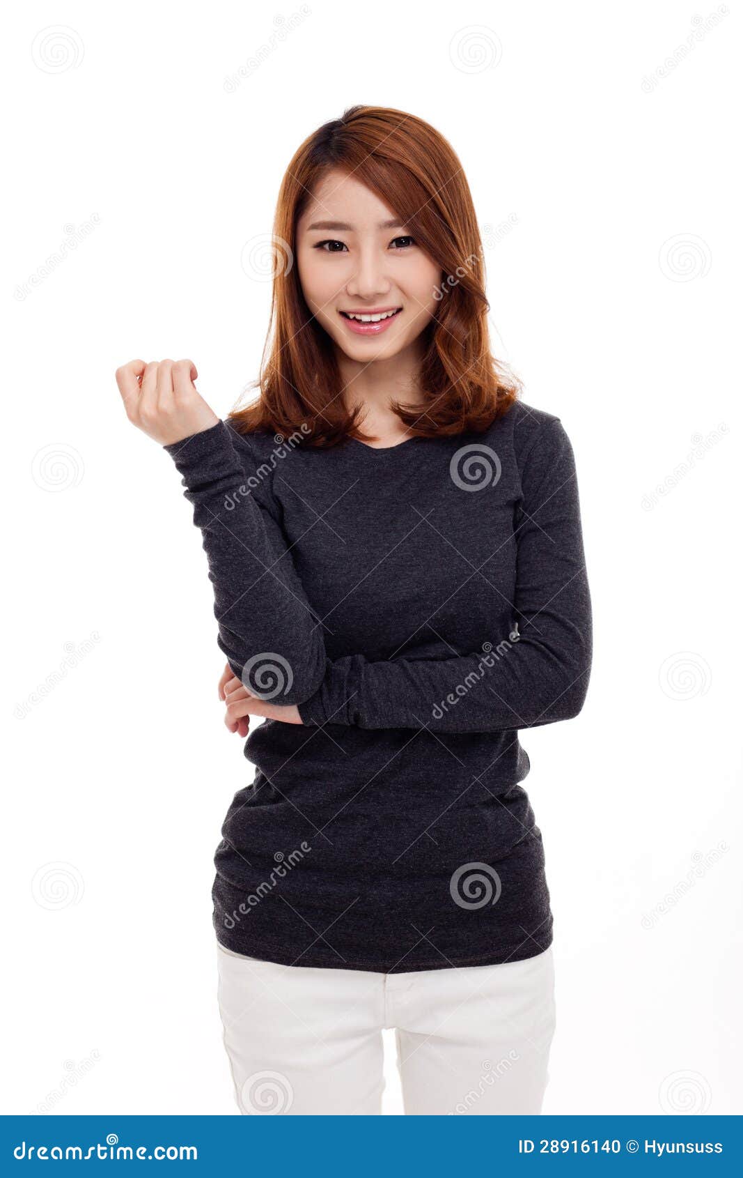 Beautiful young Asian Lady stock photo. Image of charming - 28916140
