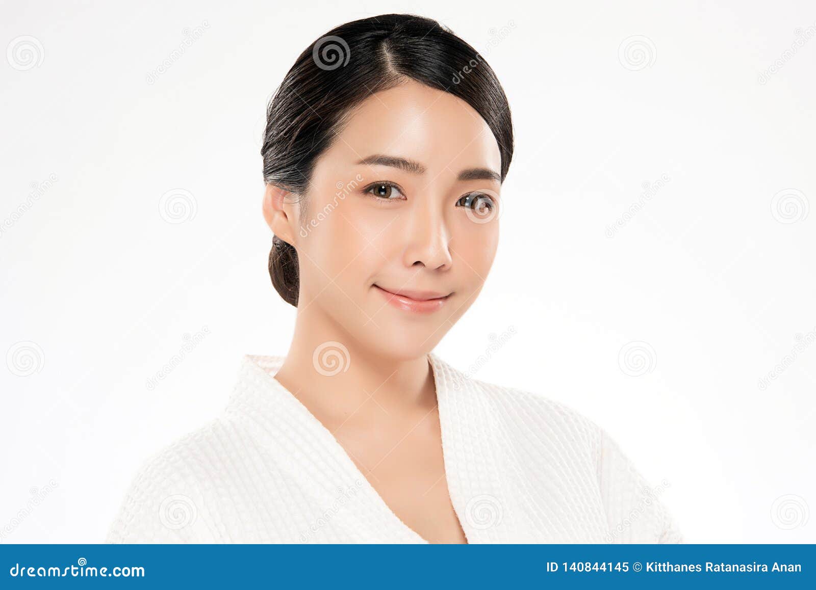 Beautiful Young Asian Woman With Clean Fresh Skin Stock Image Image