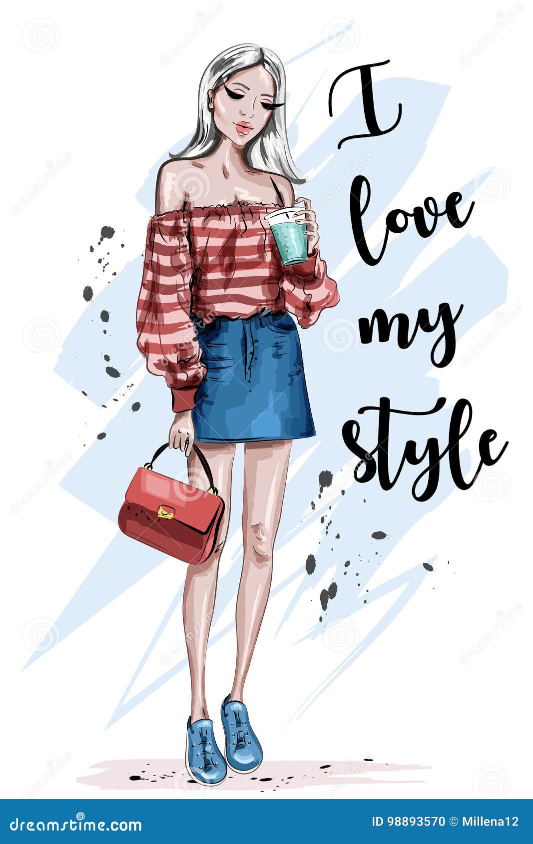 Beautiful Young Blonde Hair Woman. Stylish Girl in Fashion Clothes ... Beautiful Young Blonde Hair Woman. Stylish Girl in Fashion Clothes ...