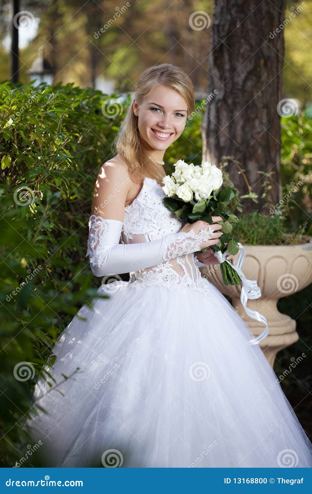 Beautiful young bride stock photo. Image of caucasian - 13168800