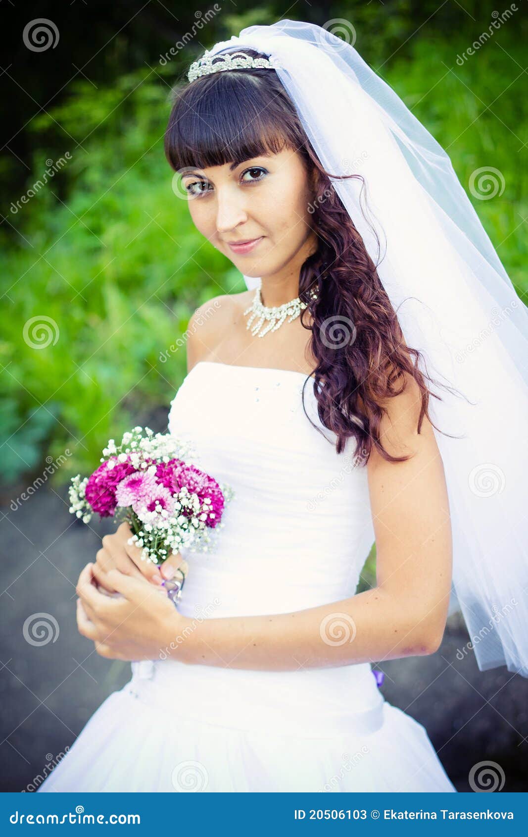 Beautiful young bride stock image. Image of luxury, people - 20506103