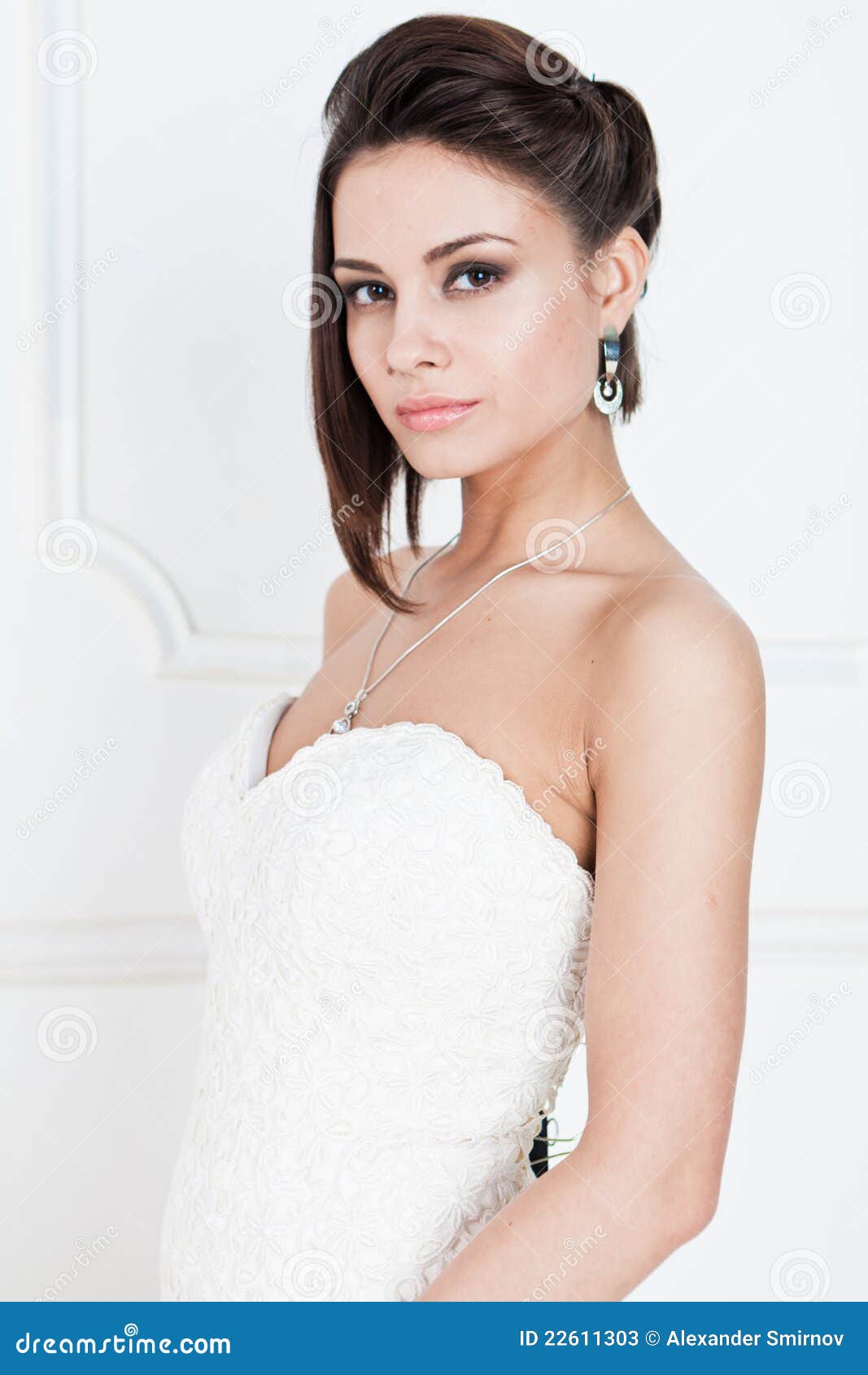Beautiful young bride stock image. Image of caucasian - 22611303