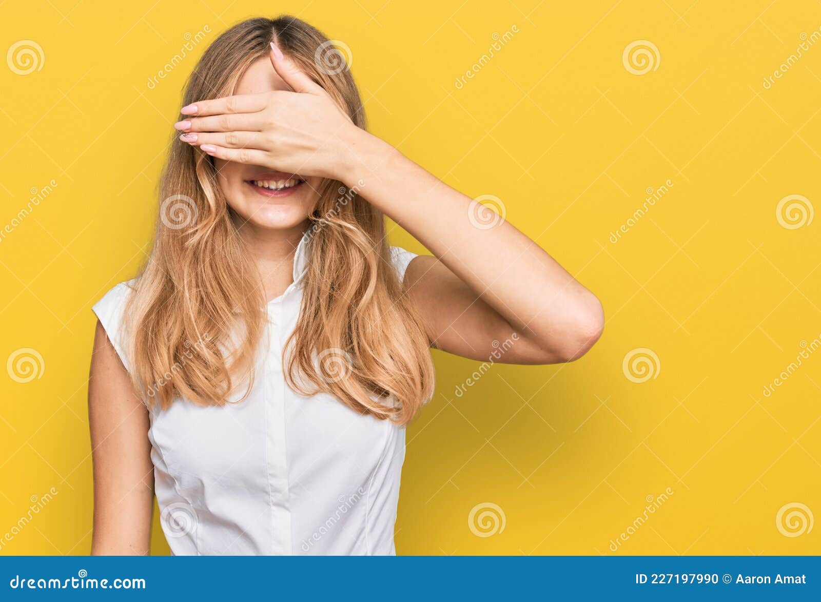 Beautiful Young Caucasian Girl Wearing Casual Clothes And Glasses