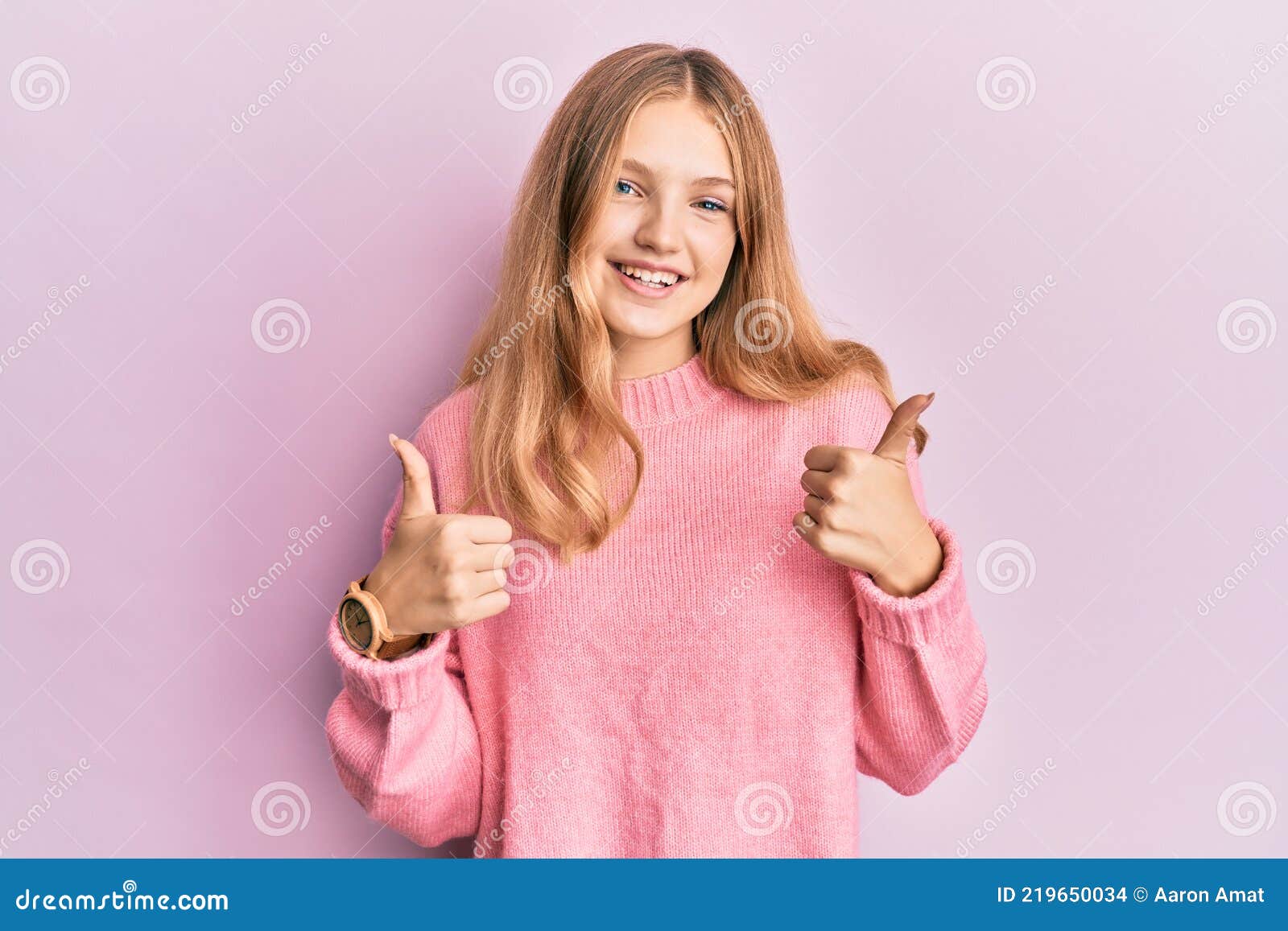 Beautiful Young Caucasian Girl Wearing Casual Clothes Success Sign
