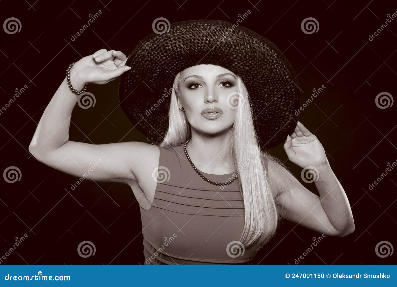 Beautiful Young Caucasian Woman In Her Twenties With Blonde Hair