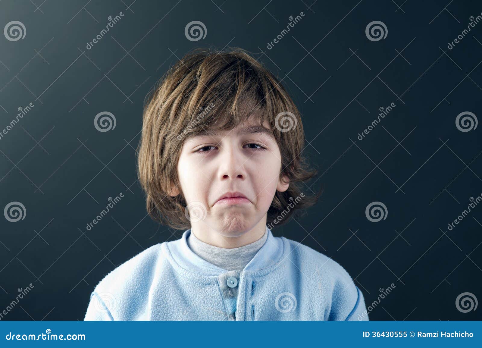 Beautiful Young Child Crying Stock Image - Image of dissatisfied ...