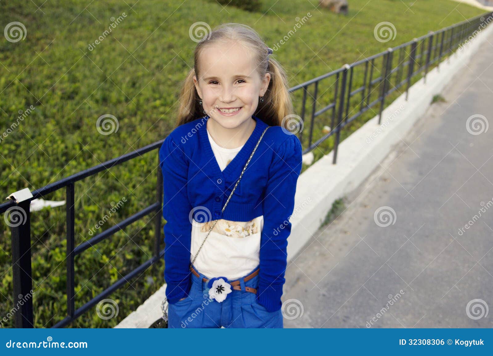 Beautiful Young Child is Smiling Stock Photo - Image of preschool ...
