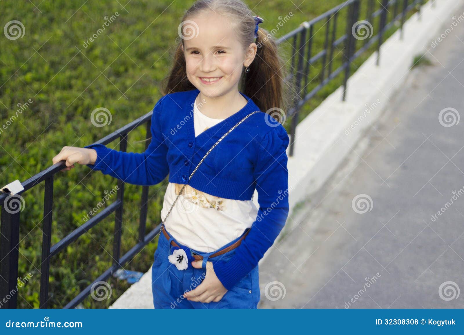 Beautiful Young Child is Smiling Stock Photo - Image of childhood ...