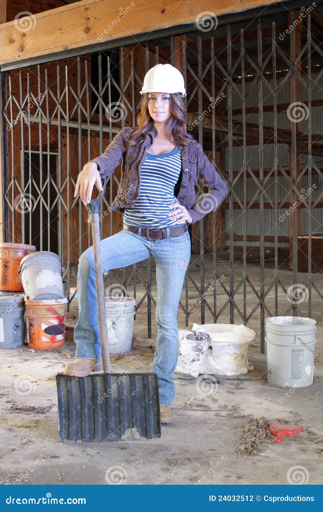 Beautiful Young Construction Worker (3) Stock Photo - Image of adult ...