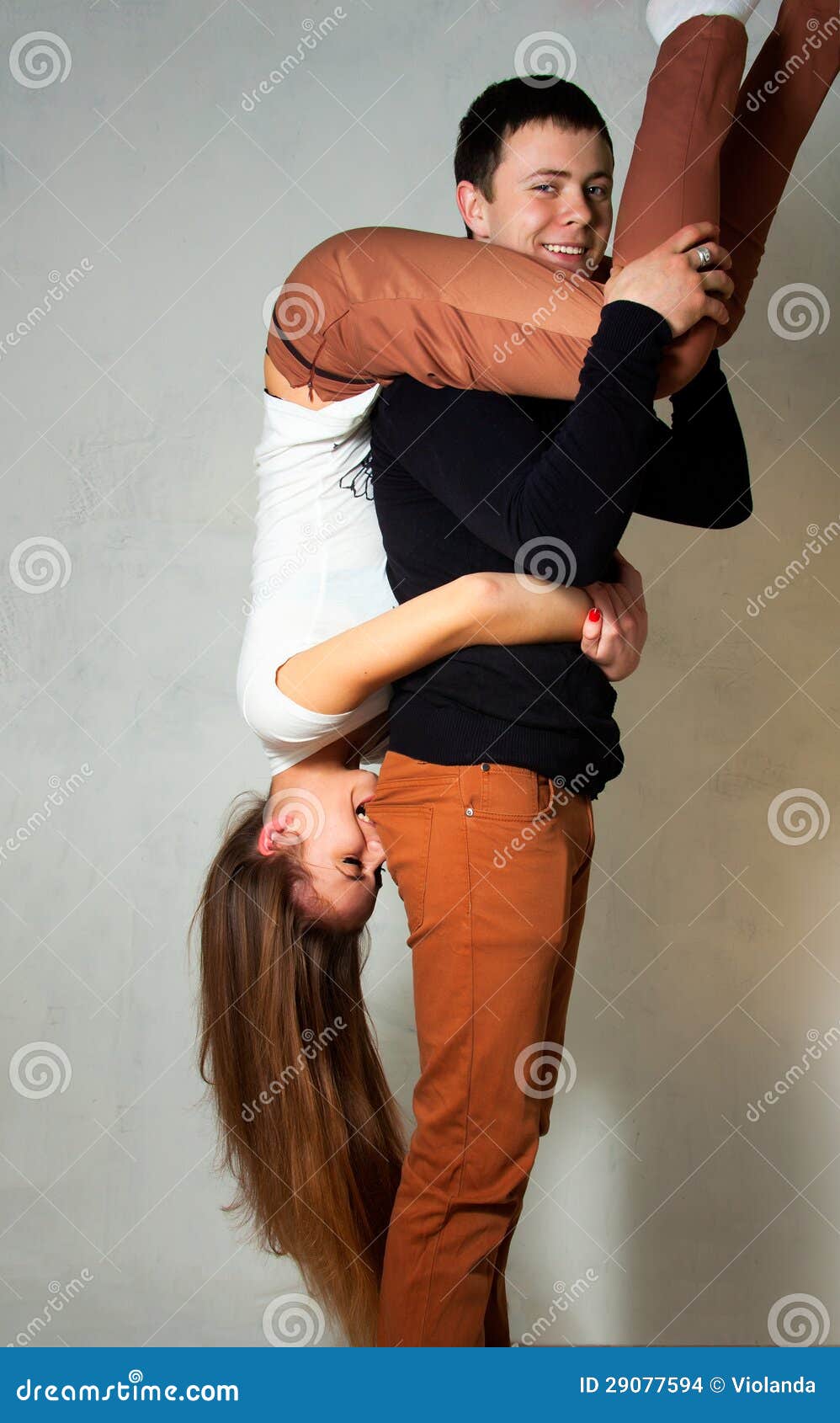 Beautiful Young Couple on the Move Stock Photo - Image of beauty ...