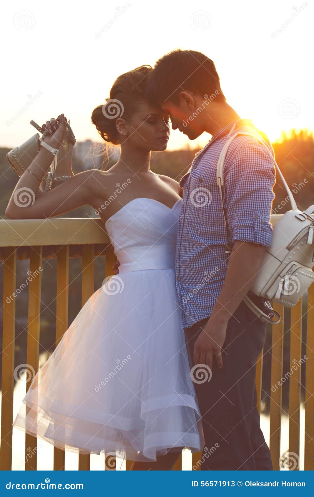 Beautiful Young Couple at Sunset Stock Image - Image of lifestyle ...