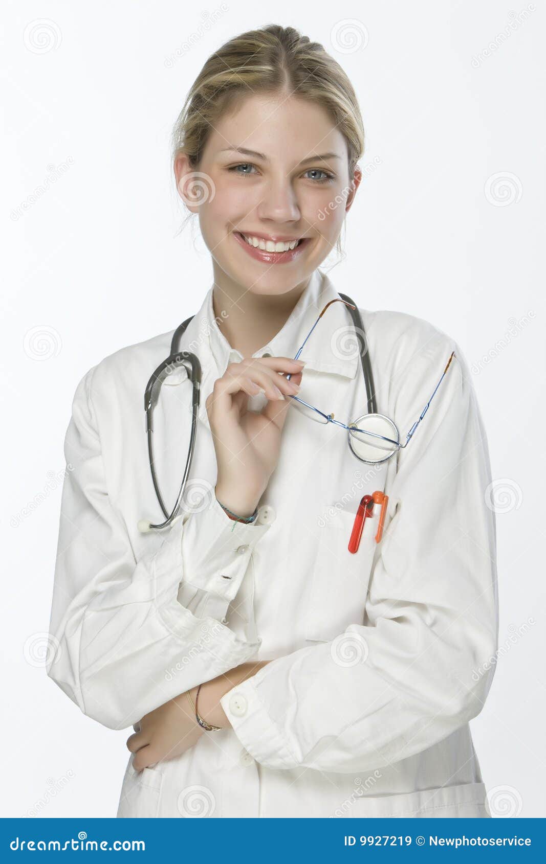 Beautiful young doctor stock image. Image of lady, nurse - 9927219