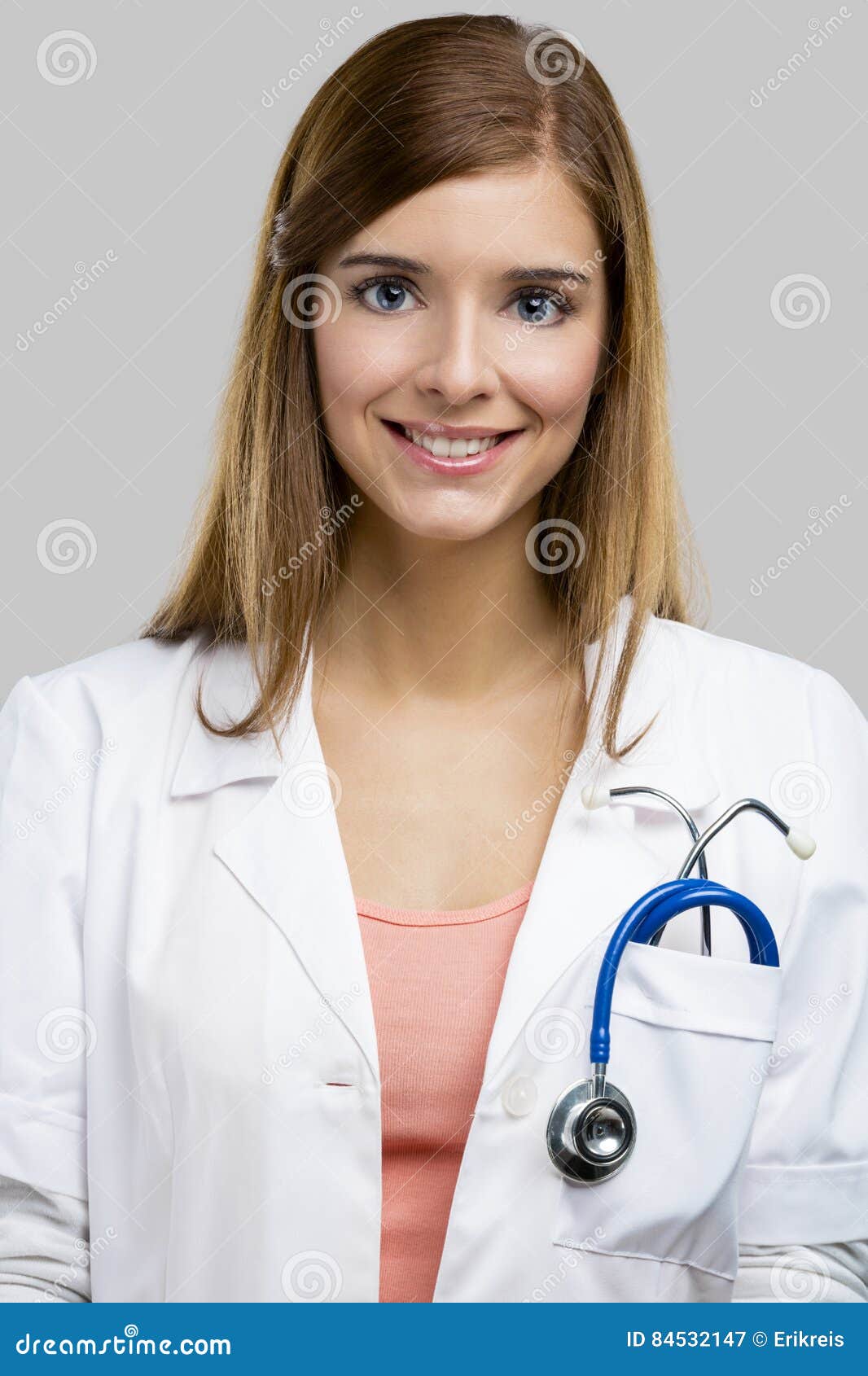 Beautiful Young Female Doctor Stock Image Image Of Adult Medicine 84532147