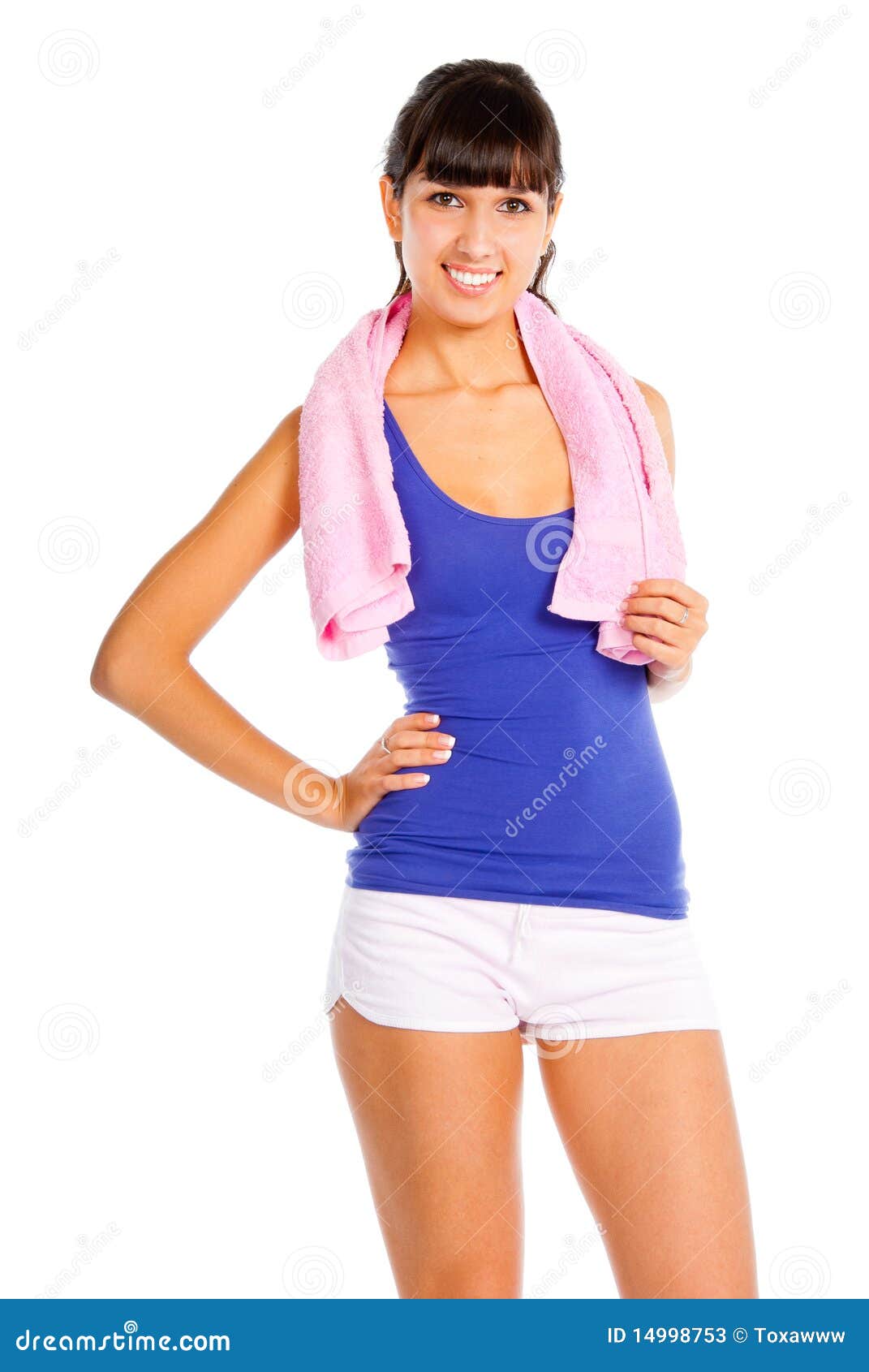 Beautiful Young Fitness Trainer Stock Image - Image of lifestyle ...