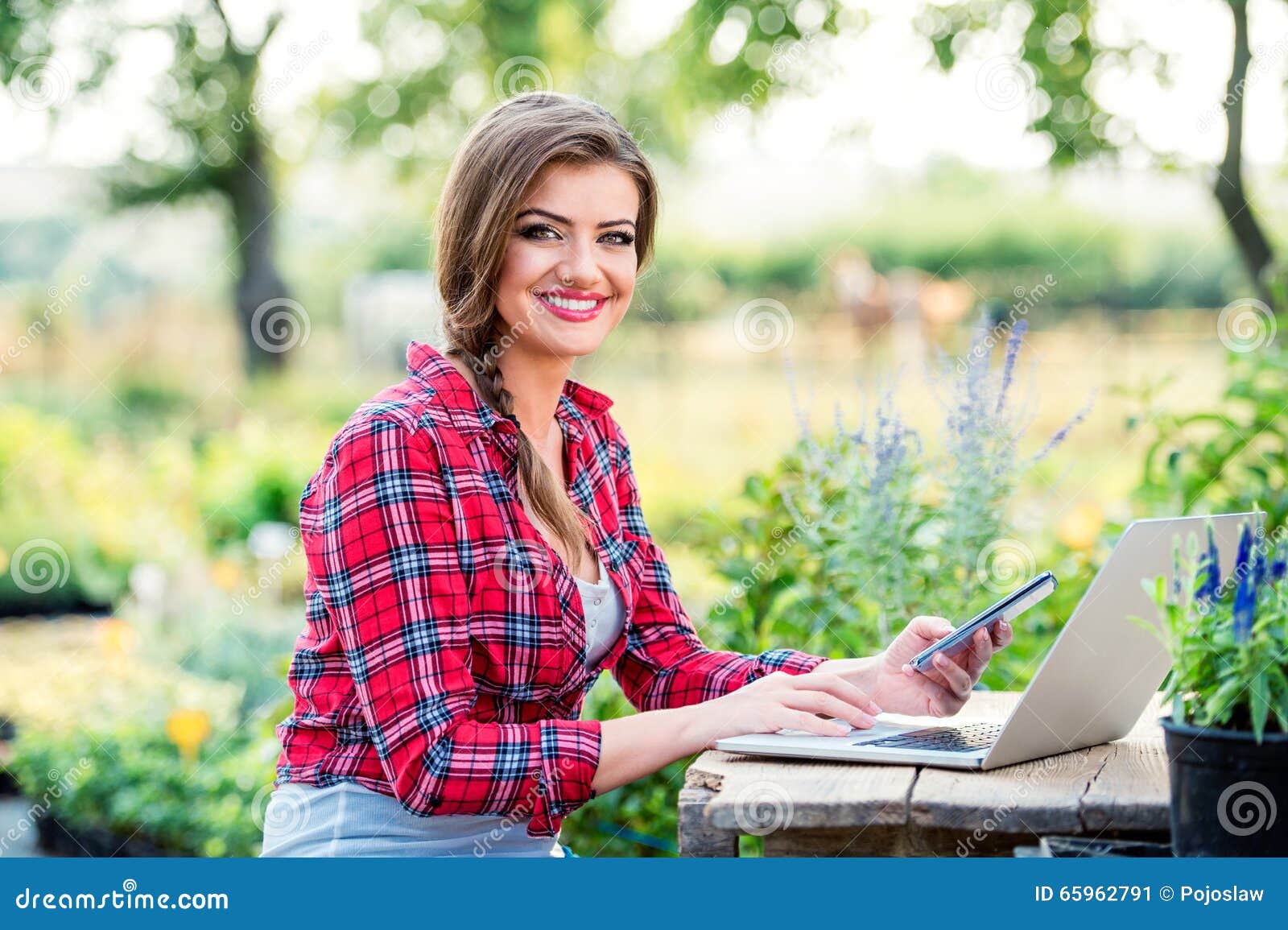 Beautiful Young Garden Manager Stock Image - Image of plant, healthy ...