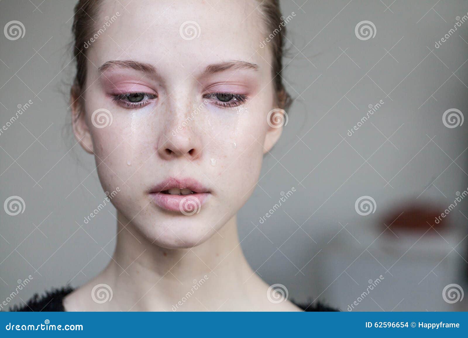 Beautiful Young Girl Crying Stock Photo - Image of despair, feeling ...