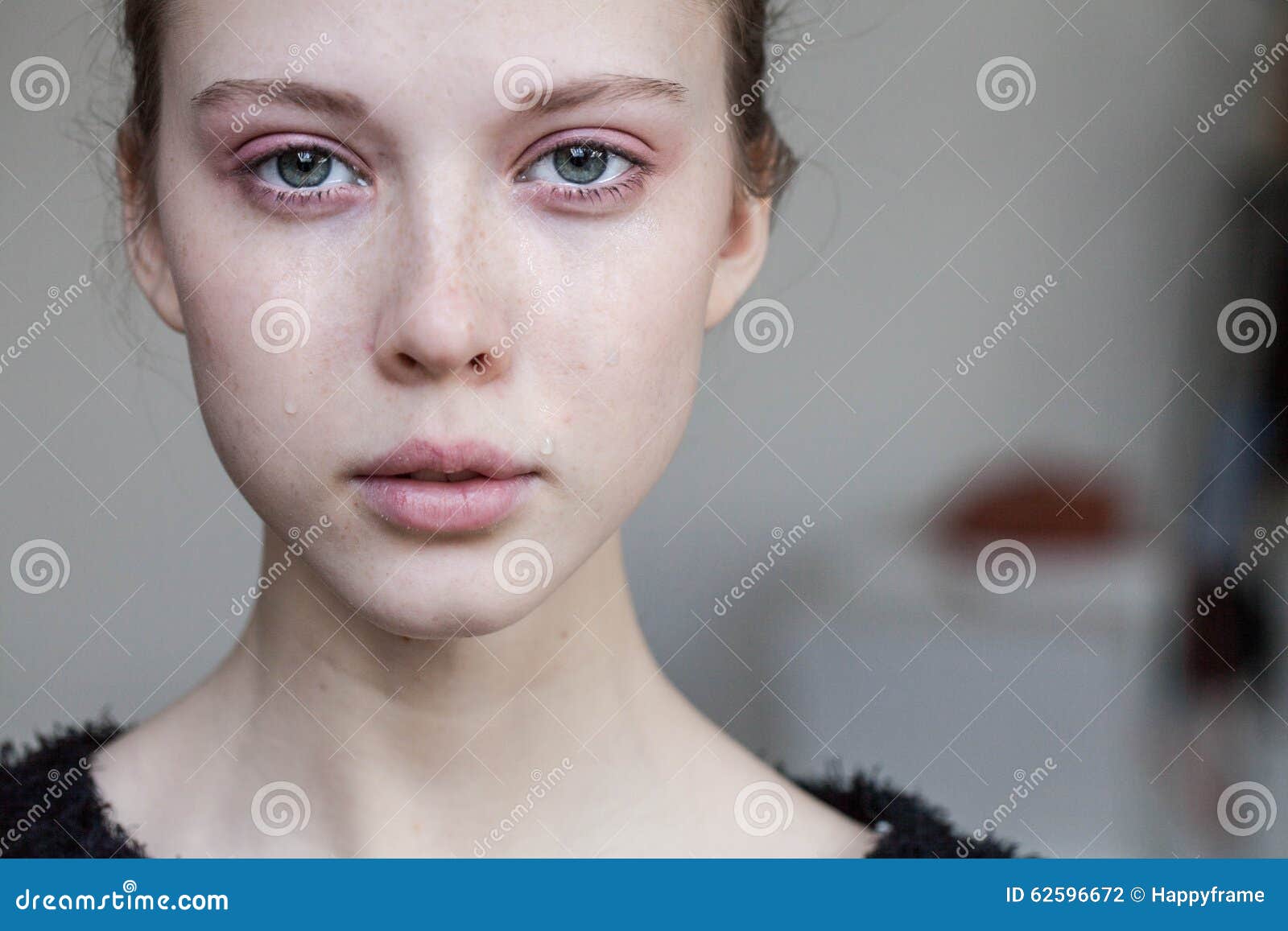 Beautiful Young Girl Crying Stock Photo - Image of feeling, despair ...