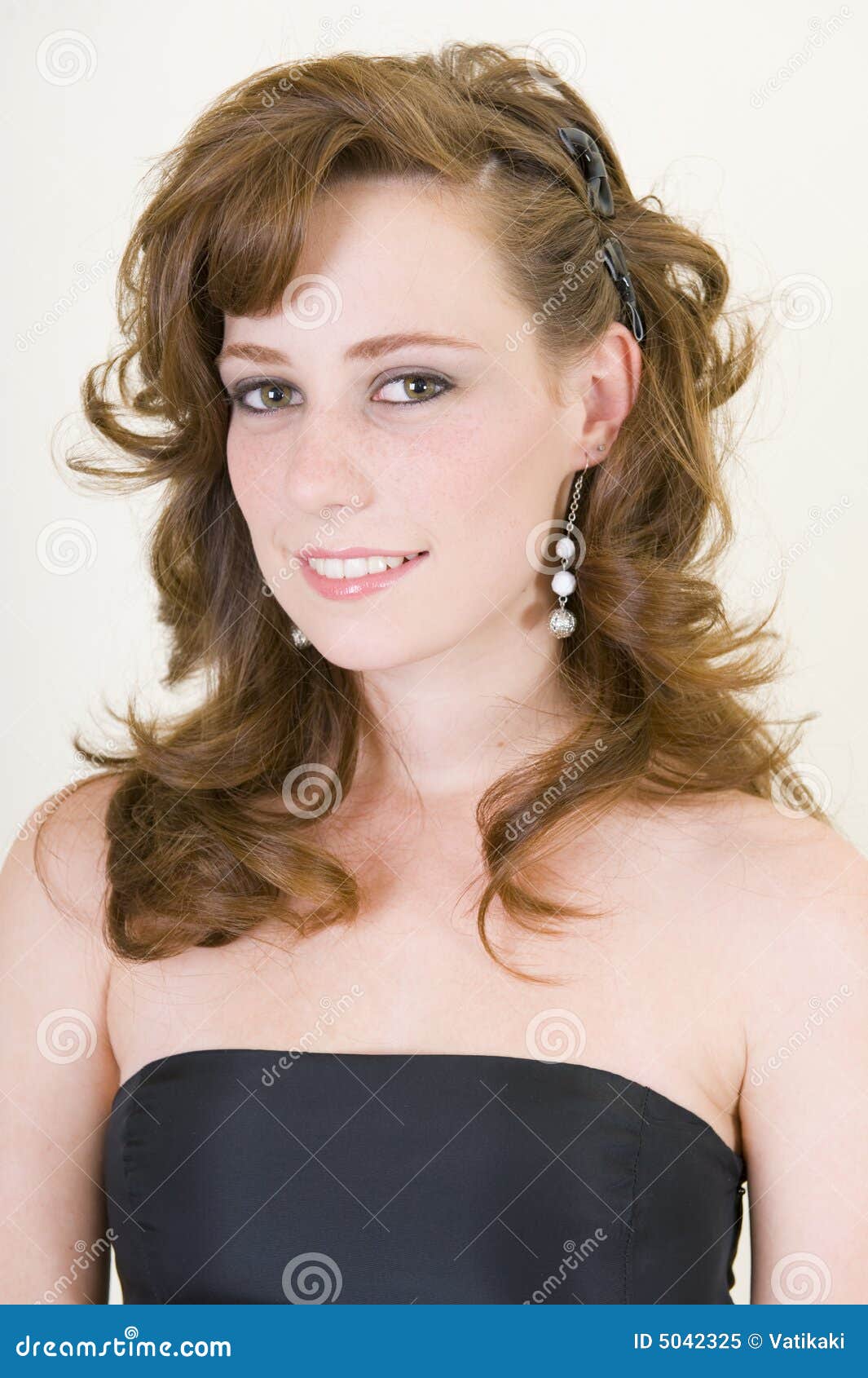 Beautiful Young Girl Dressed Up for the Prom Stock Image - Image of ...