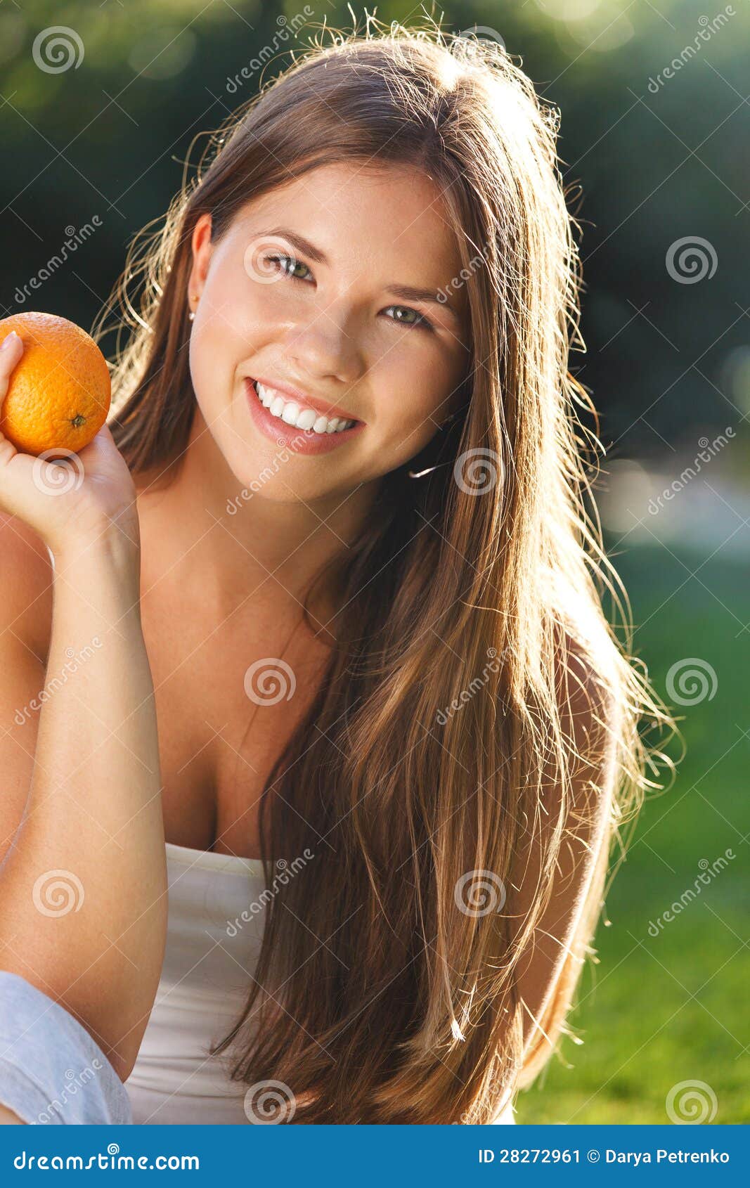 Beautiful Young Girl with Open Smile Stock Image - Image of activity ...