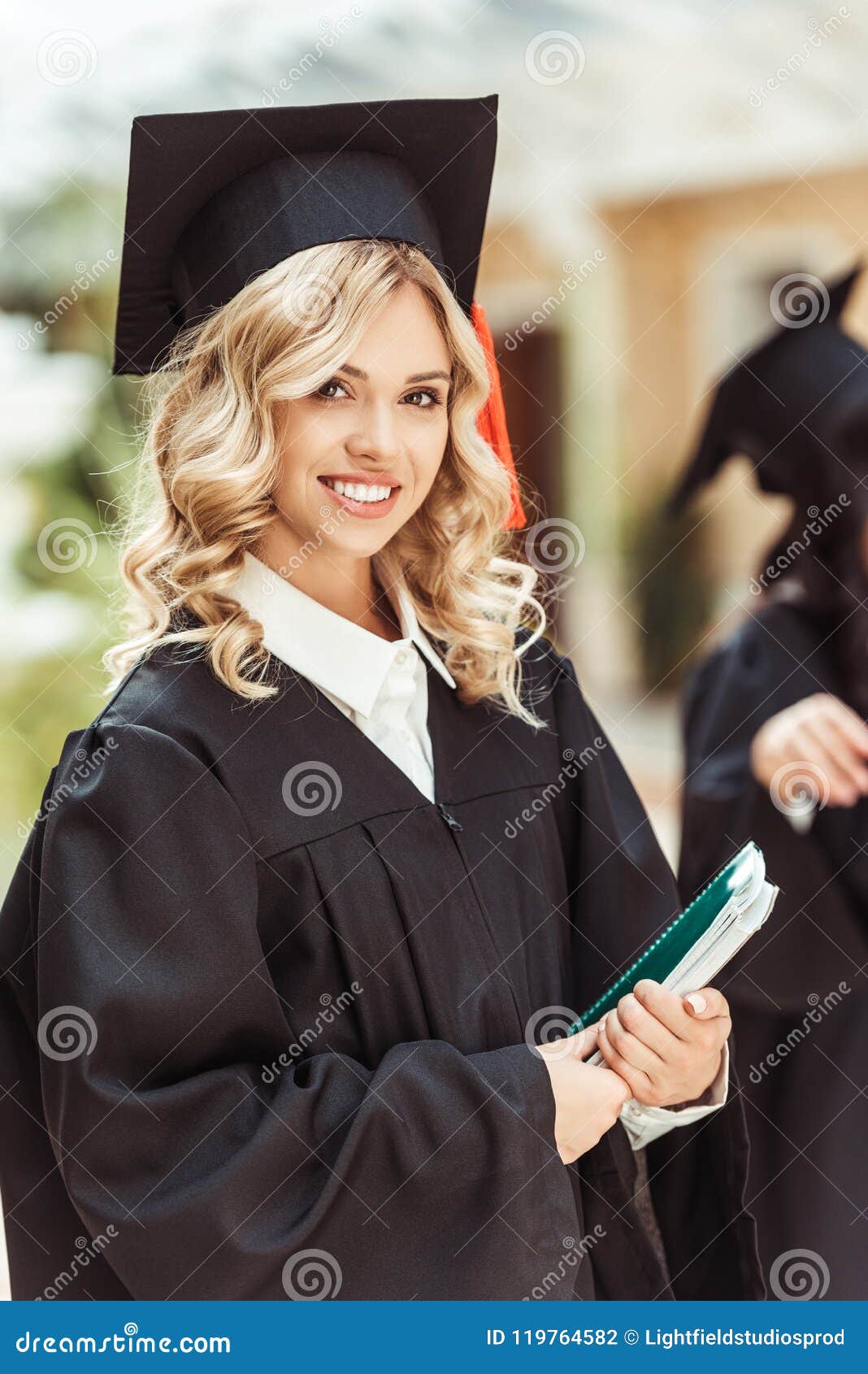 Beautiful Young Graduated Student Girl Stock Photo - Image of study ...