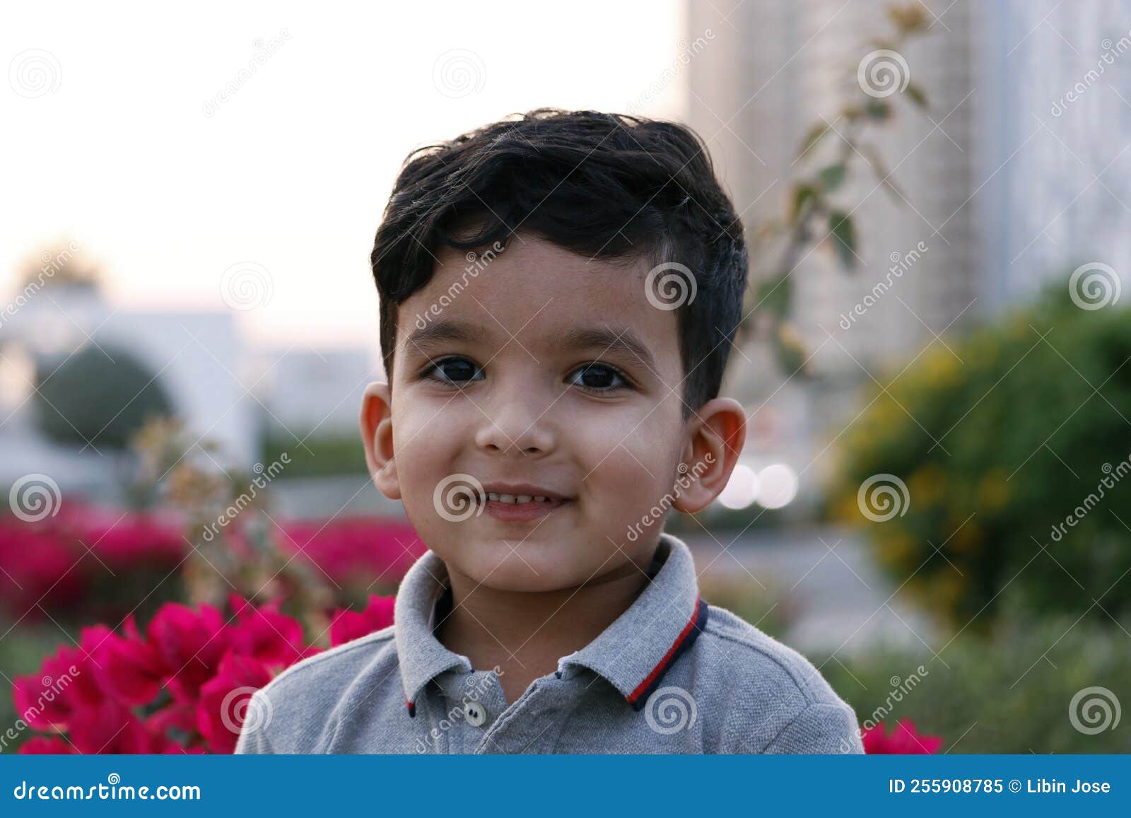 Beautiful Young Handsome Indian Kid or Boy in a Garden Stock Image ...