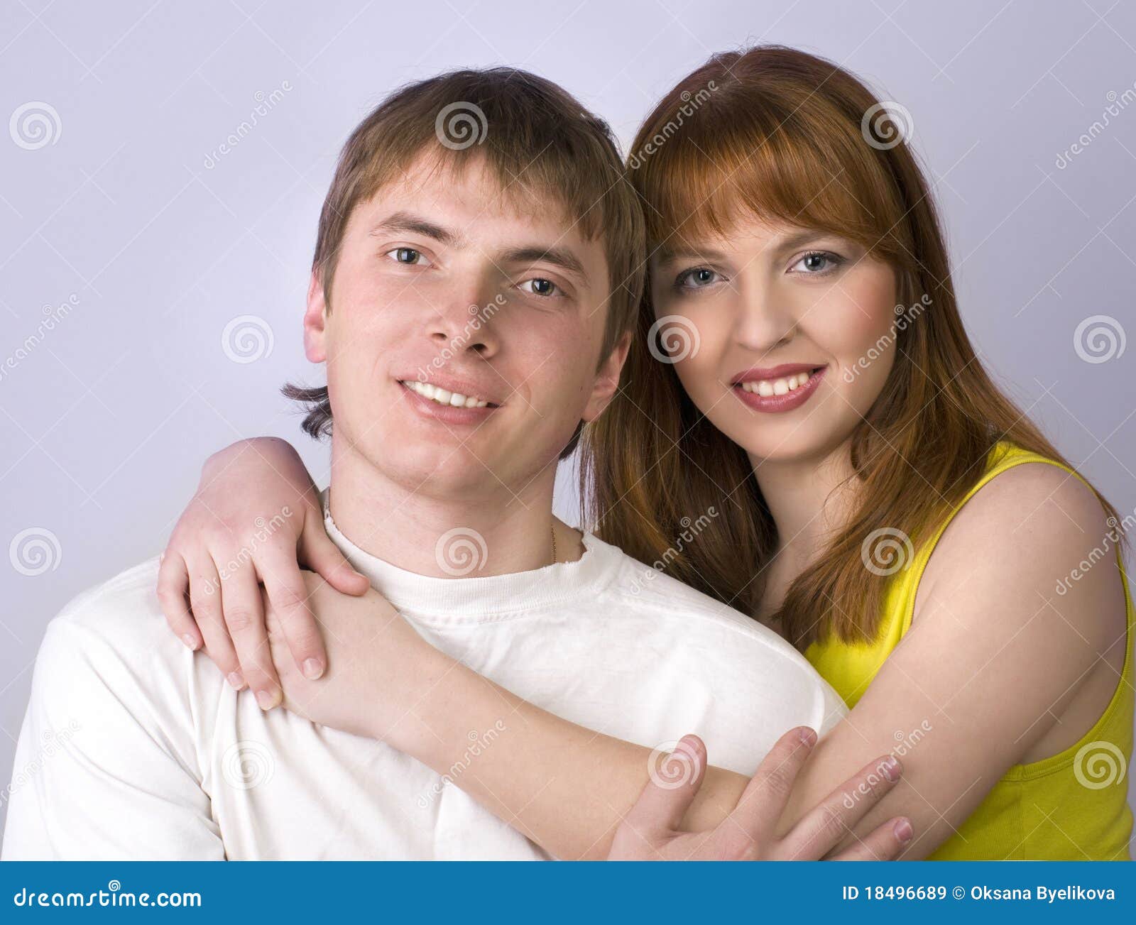 Beautiful Young Happy Smiling Couple Stock Image - Image of happy ...