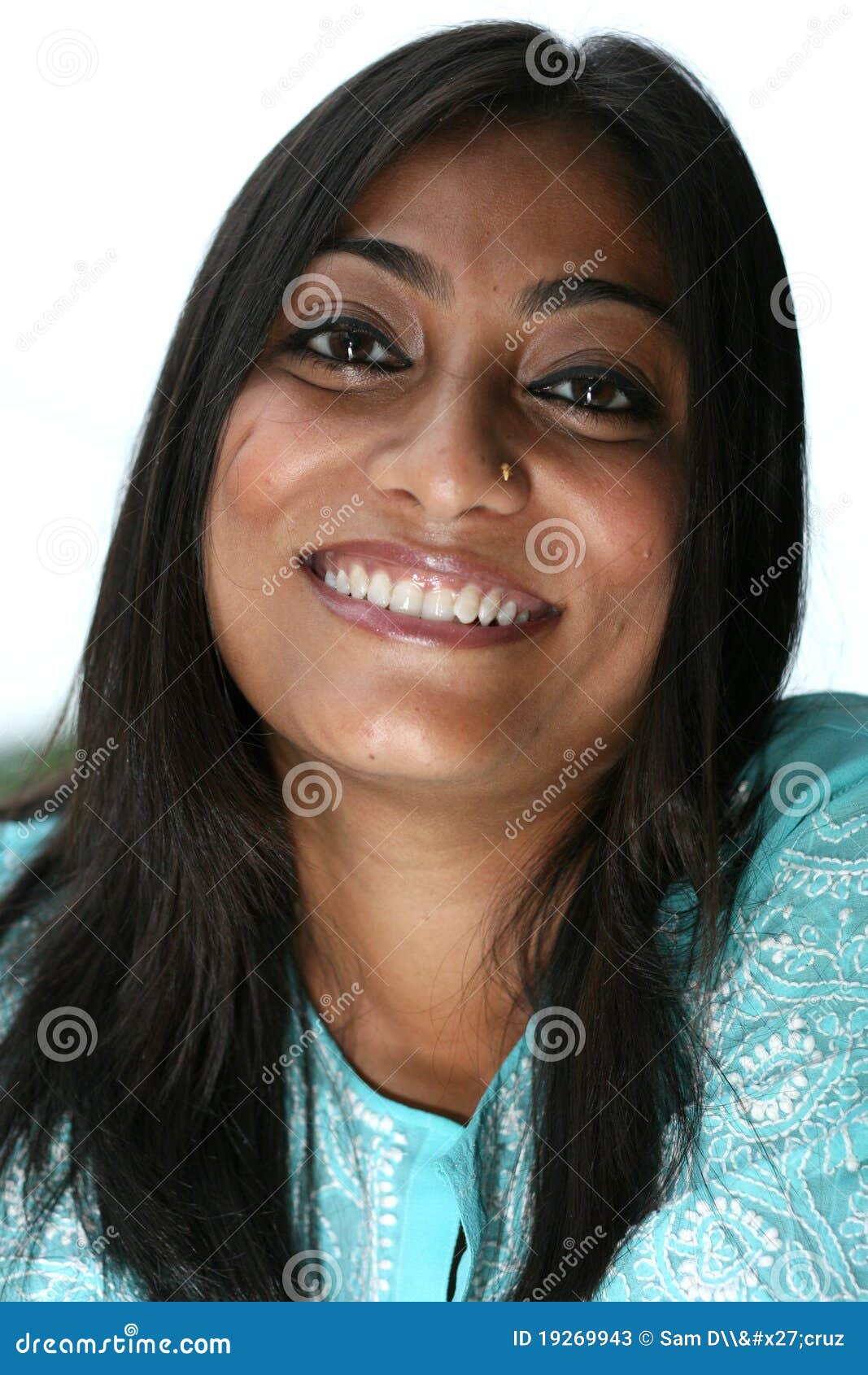 Beautiful Young Indian Lady Stock Image - Image of healthy, gorgeous ...