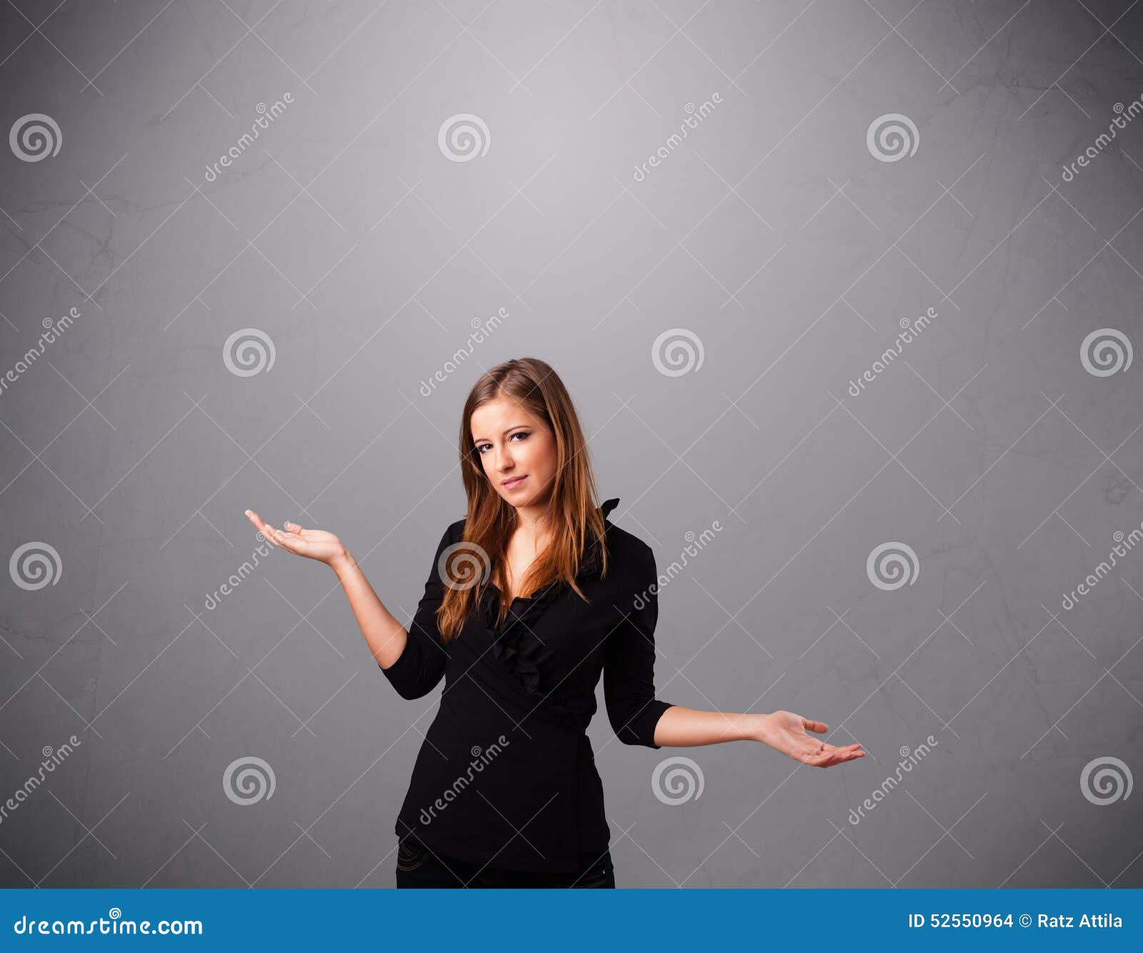 Beautiful Young Lady Juggling with Copy Space Stock Photo - Image of ...
